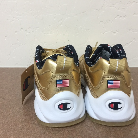 Champion | Shoes | Champion 93 Eighteen Metallic Sneaker Gold | Poshmark